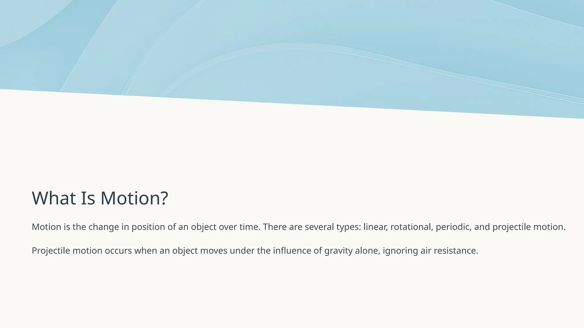Projectile-Motion this is a a power point on projectile motion | PPTX