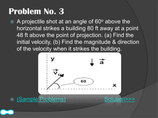 Projectile motion | PPTX
