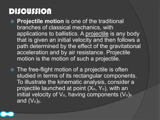 Projectile motion | PPTX