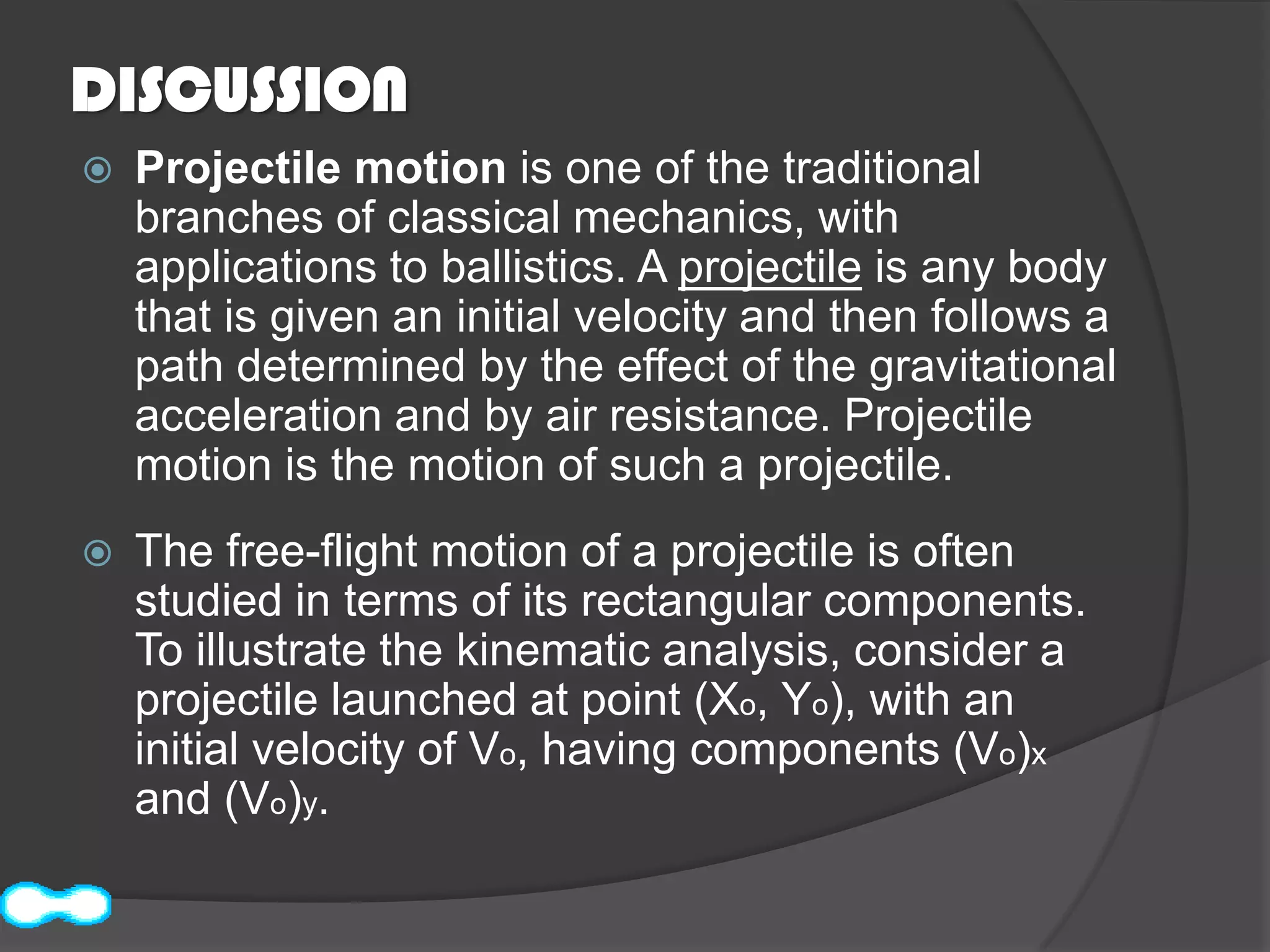 Projectile motion | PPSX