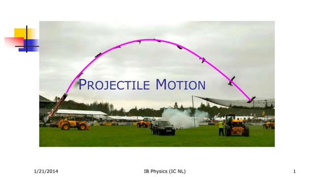 Projectile motion | PPTX