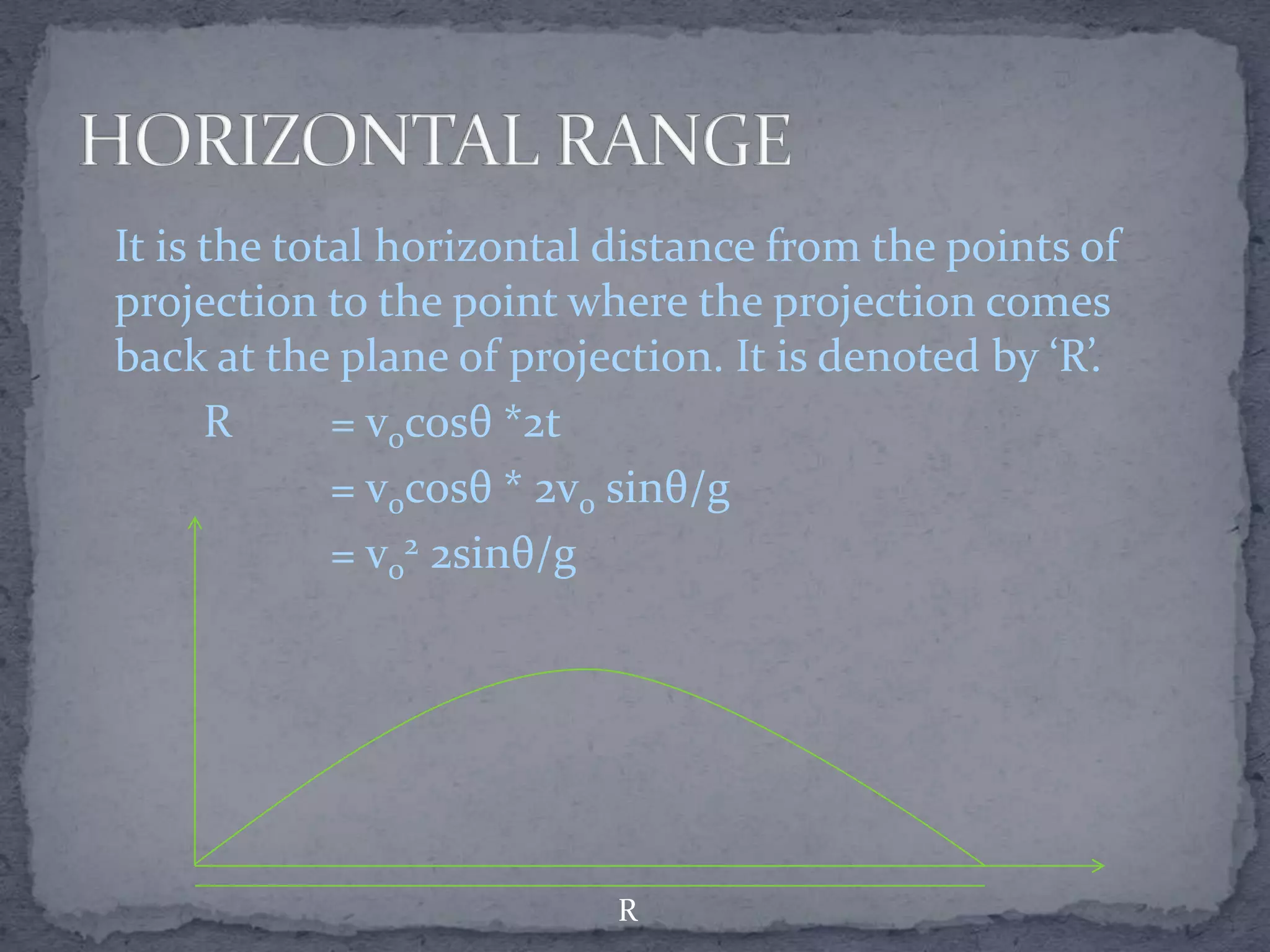 Projectile motion | PPTX