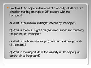 Projectile motion | PPT