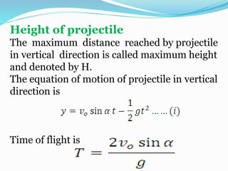 Projectile motion | PPTX