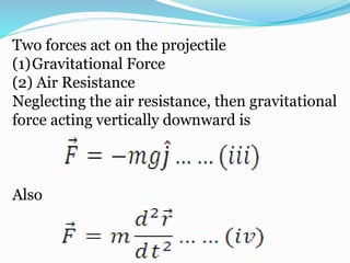 Projectile motion | PPTX