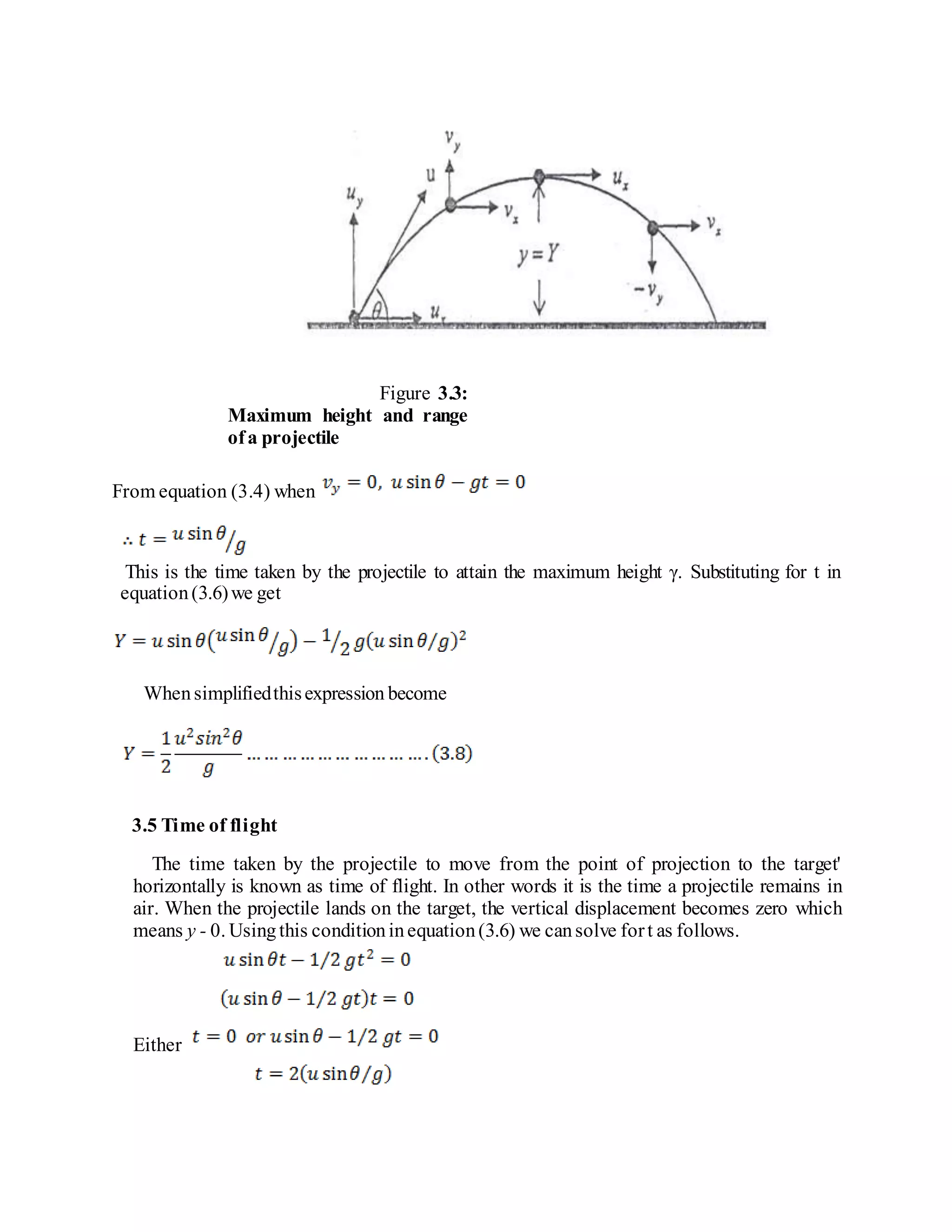 Projectile motion | DOCX