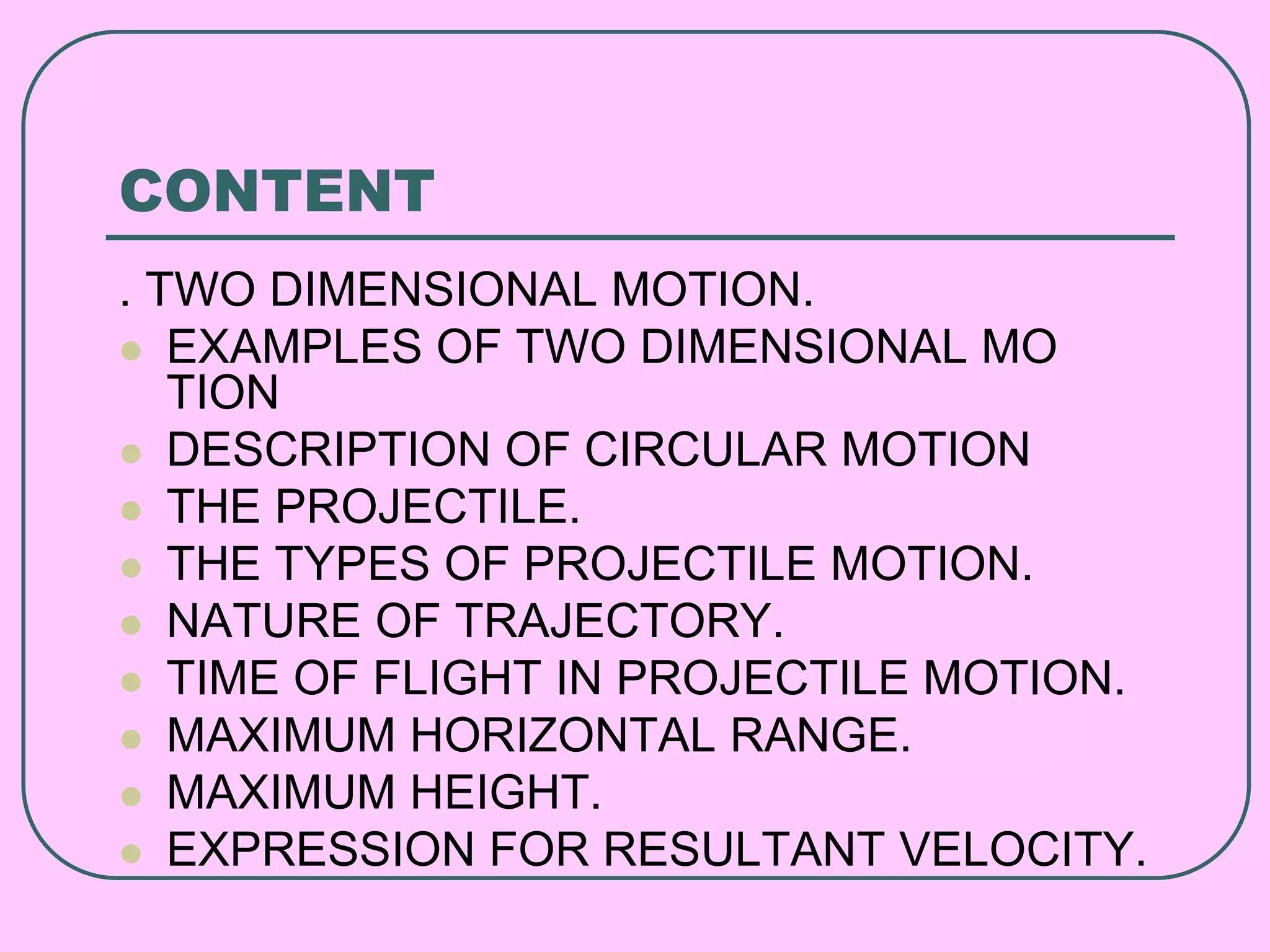 Projectile motion | PPT