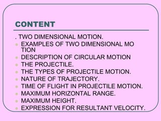 Projectile motion | PPT