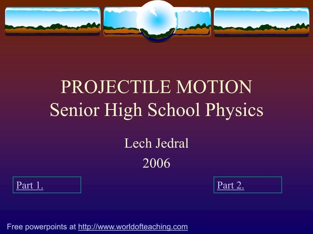 projectile motion.ppt