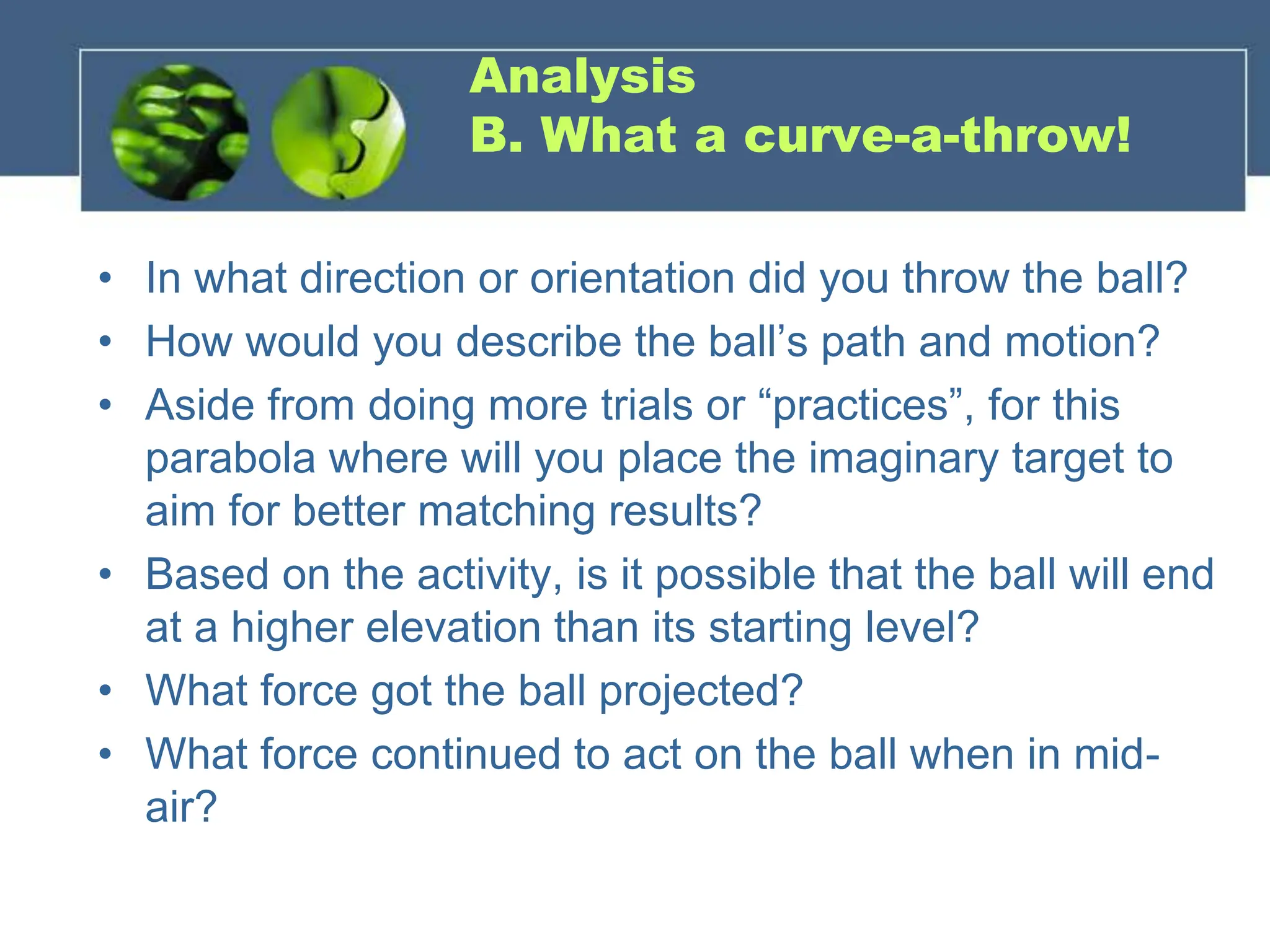Projectile Motion Science 9 Quarter 4.ppt