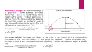 Projectile Motion in physics Engineering.pptx