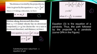 PROJECTILE MOTION OF OBJECT UNDER MOTION OF OBJECT IN PLANE.pptx