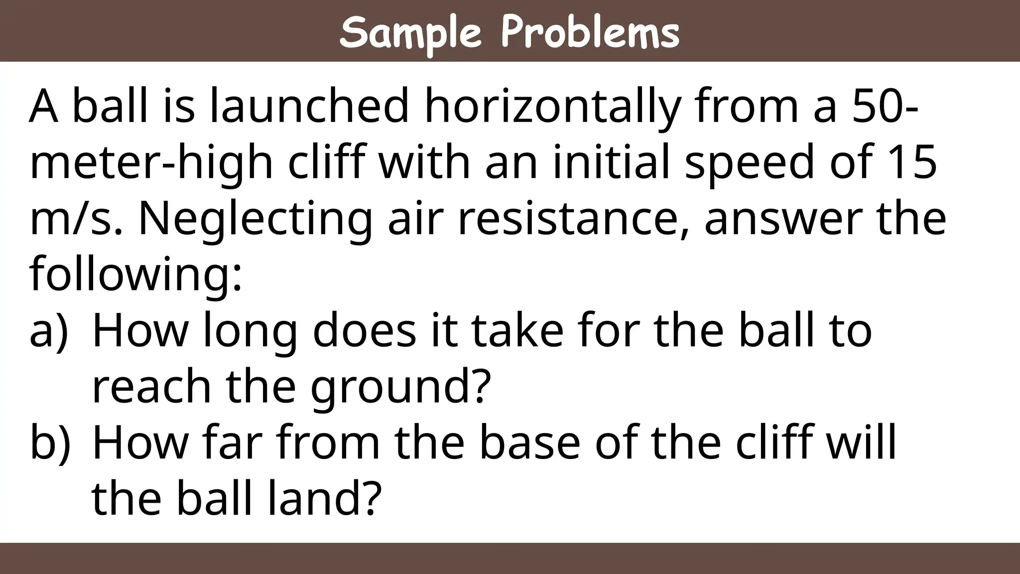 Projectile Motion - Vertical and Horizontal | PPTX