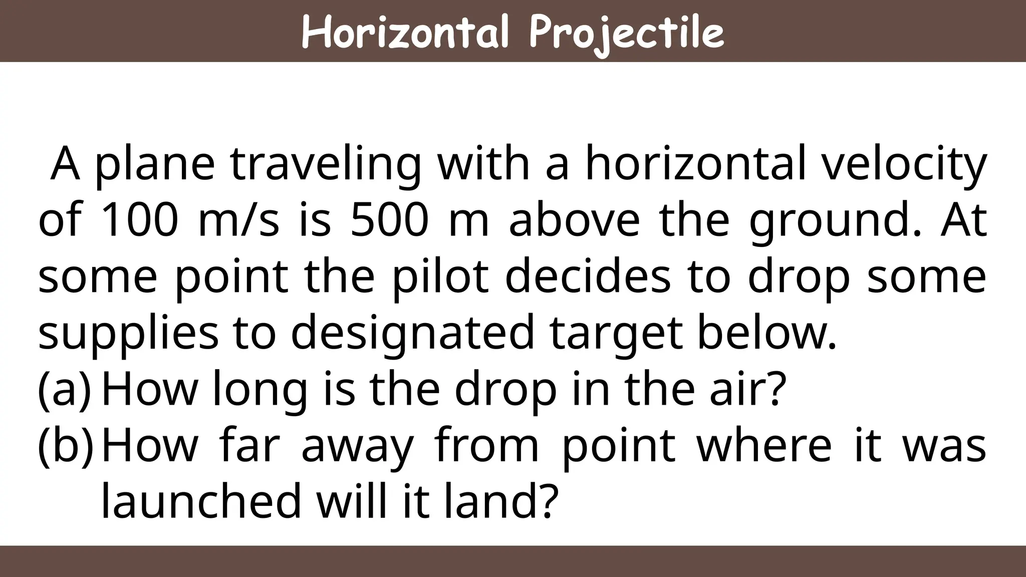 Projectile Motion - Vertical and Horizontal | PPTX