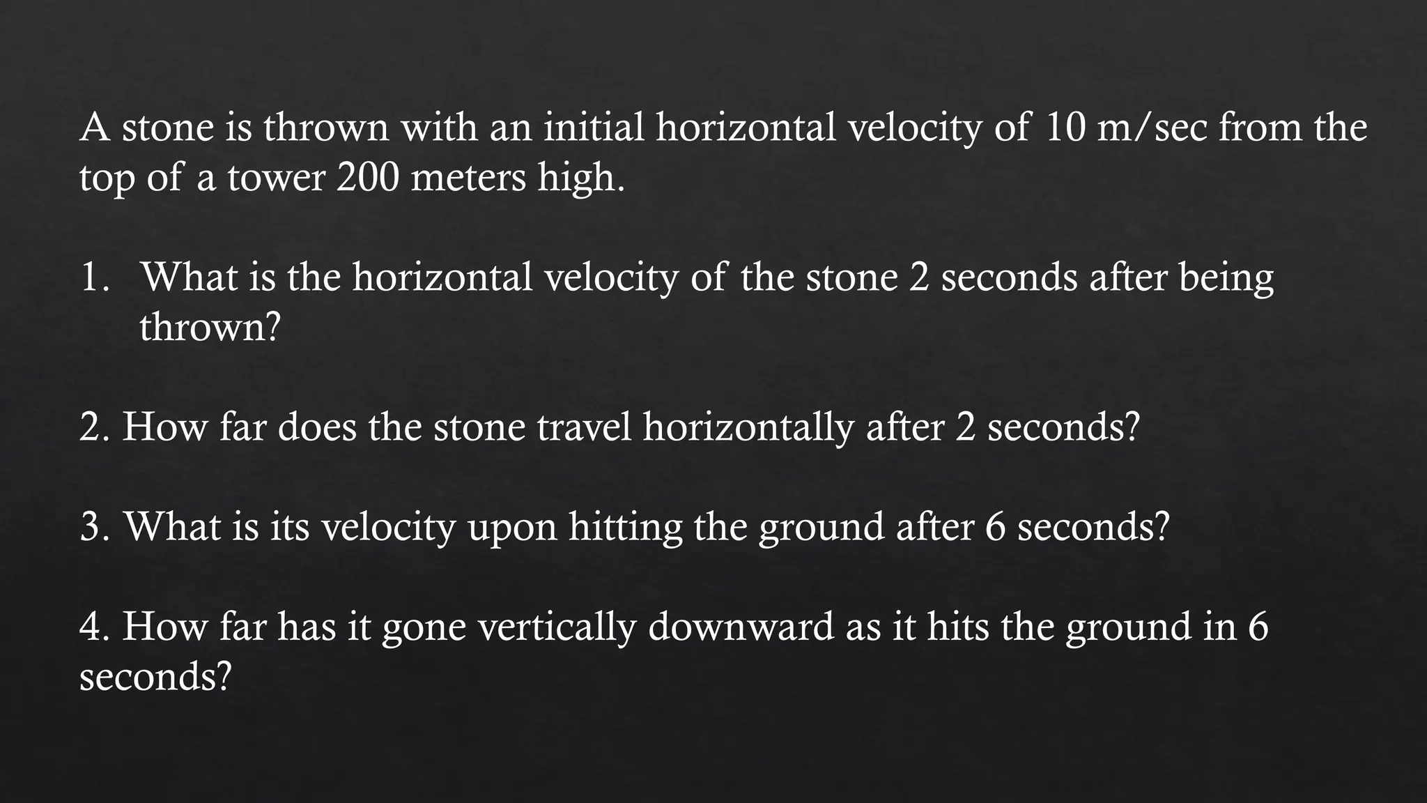 Projectile Motion (Horizontal and Vertical) | PPTX