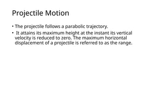 Projectile Motion.pptxdfdfdfdfdfdfdfffff | PPTX