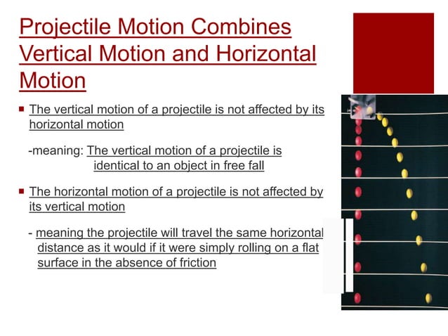 Projectile motion and sample calculations | PPT