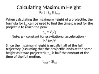 projectile motion at an angle from direction.ppt