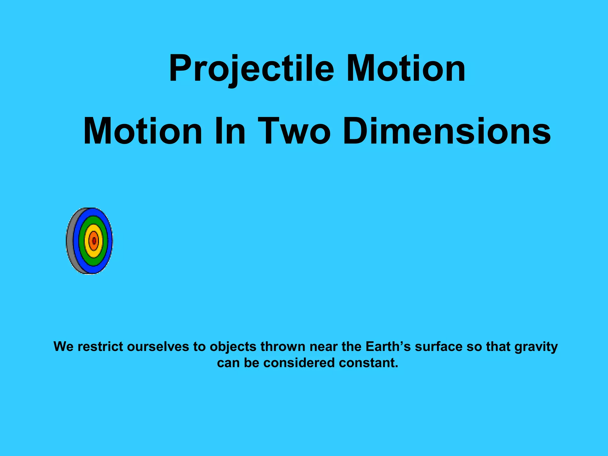 Projectile motion Grade 9 | PPT