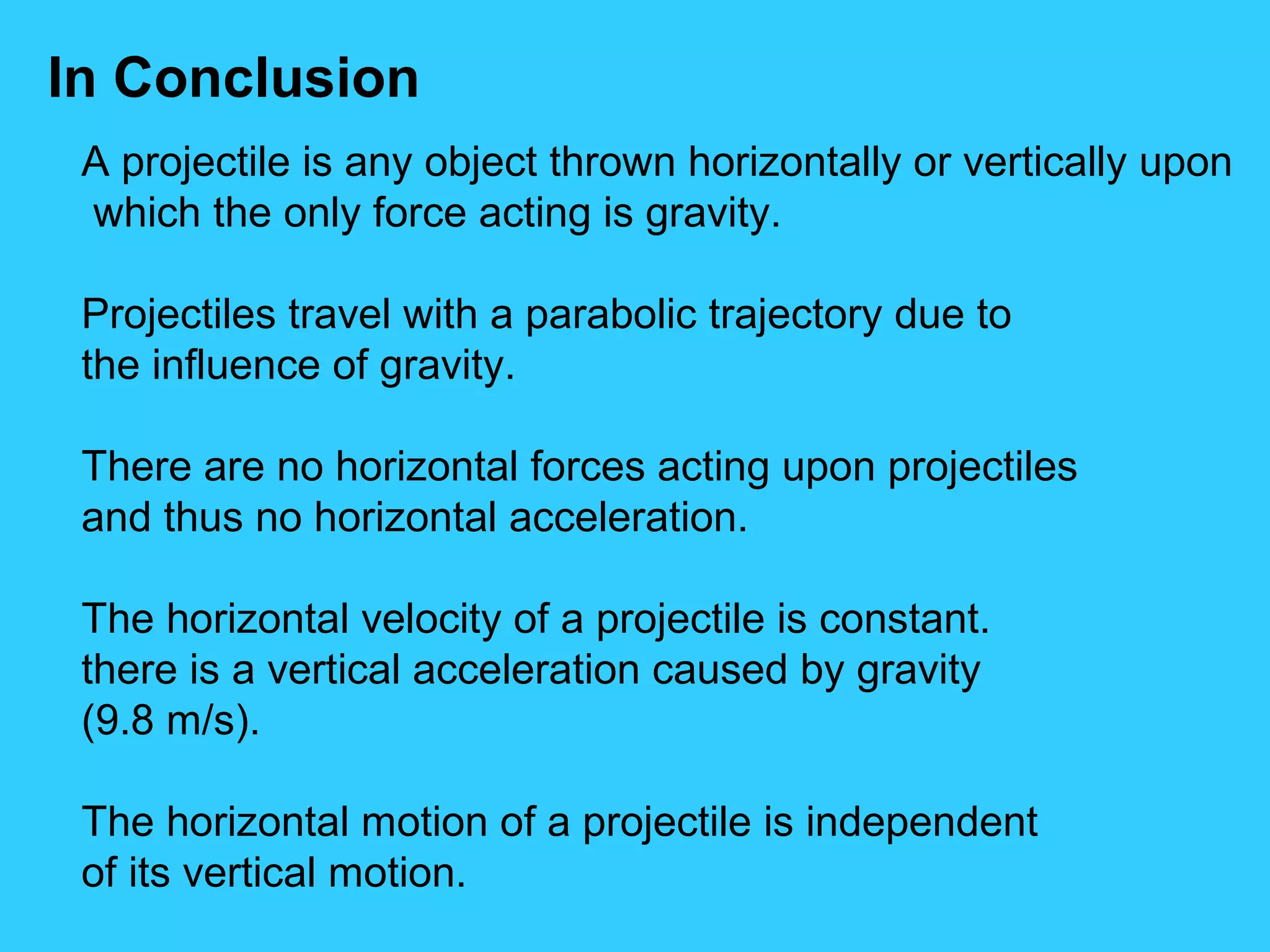Projectile motion Grade 9 | PPT