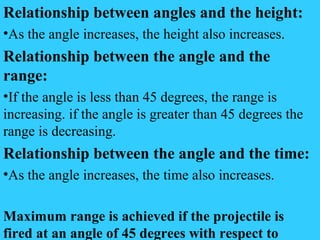 Projectile motion Grade 9 | PPT
