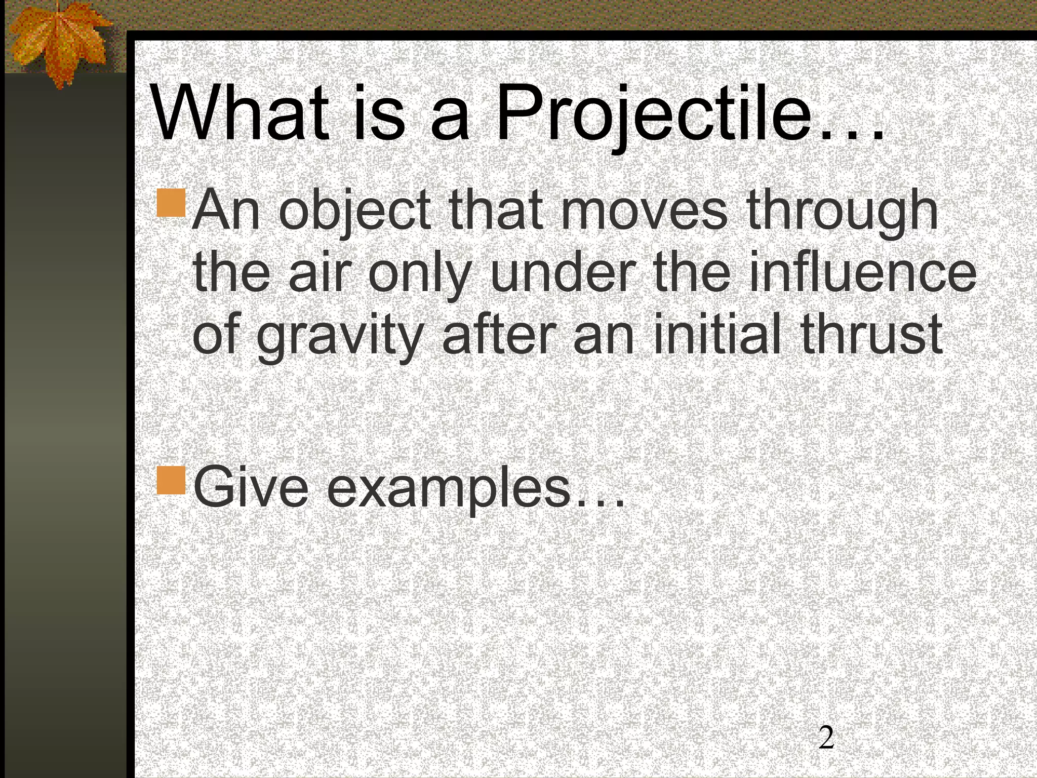 Projectile Motion | PPT