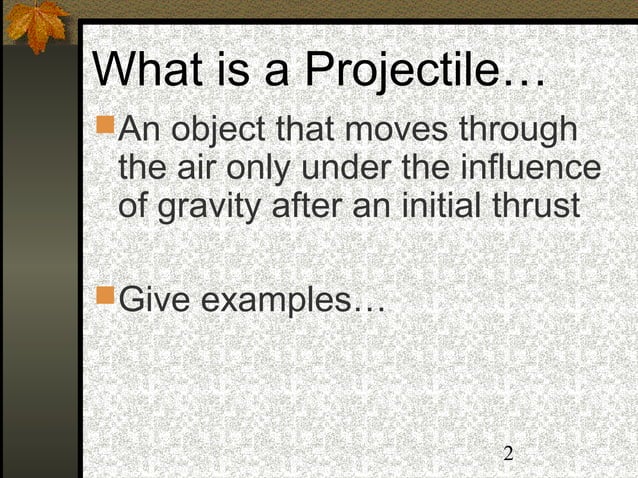 Projectile Motion | PPT | Track and Field | Sports