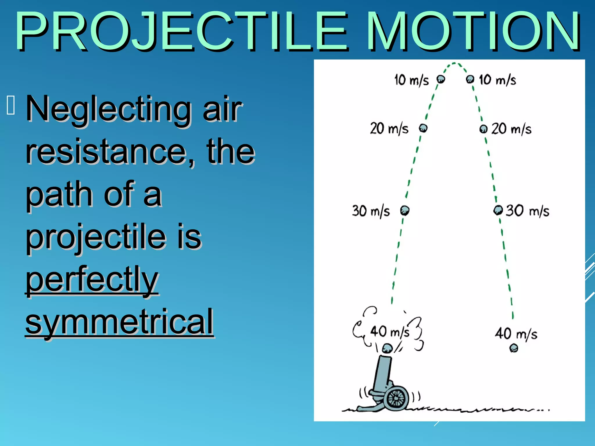 Projectile Motion Notes Ppt