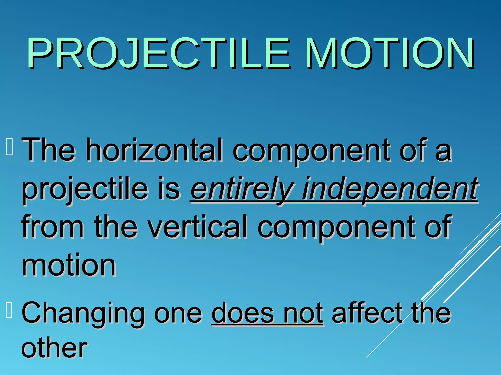 Projectile motion notes | PPT