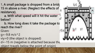 Uniformly Accelerated Motion and Free Fall Motion_NOTES.pptx