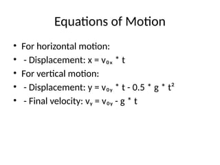 Physics_Projectile_Motion_Presentation.x | PPT