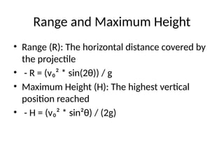 Physics_Projectile_Motion_Presentation.x | PPT