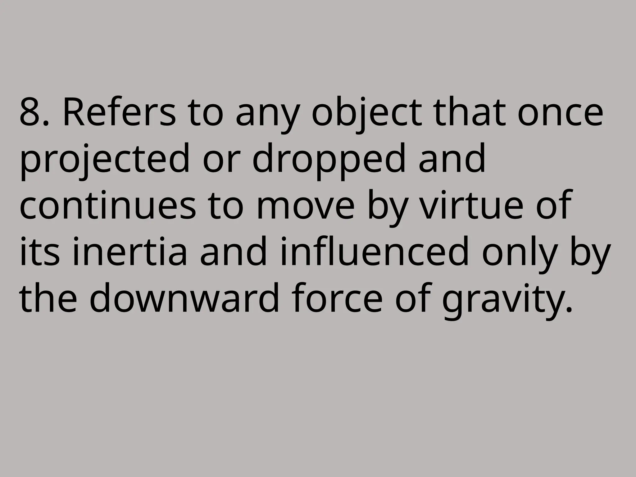 Projectile Motion Short Quiz (Vertical. Horizontal) | PPTX