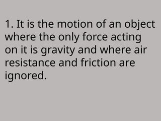 Projectile Motion Short Quiz (Vertical. Horizontal) | PPT