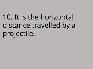 Projectile Motion Short Quiz (Vertical. Horizontal) | PPTX