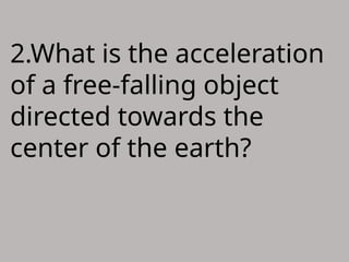 Projectile Motion Short Quiz (Vertical. Horizontal) | PPT