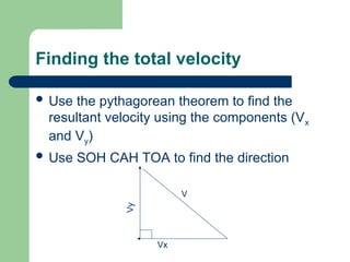 Mechanics, Kinematics, and Projectile motion | PPT