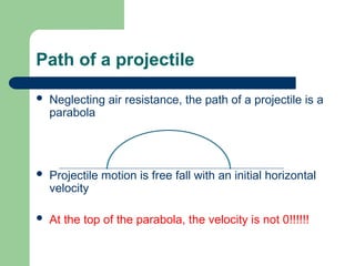 Mechanics, Kinematics, and Projectile motion | PPT