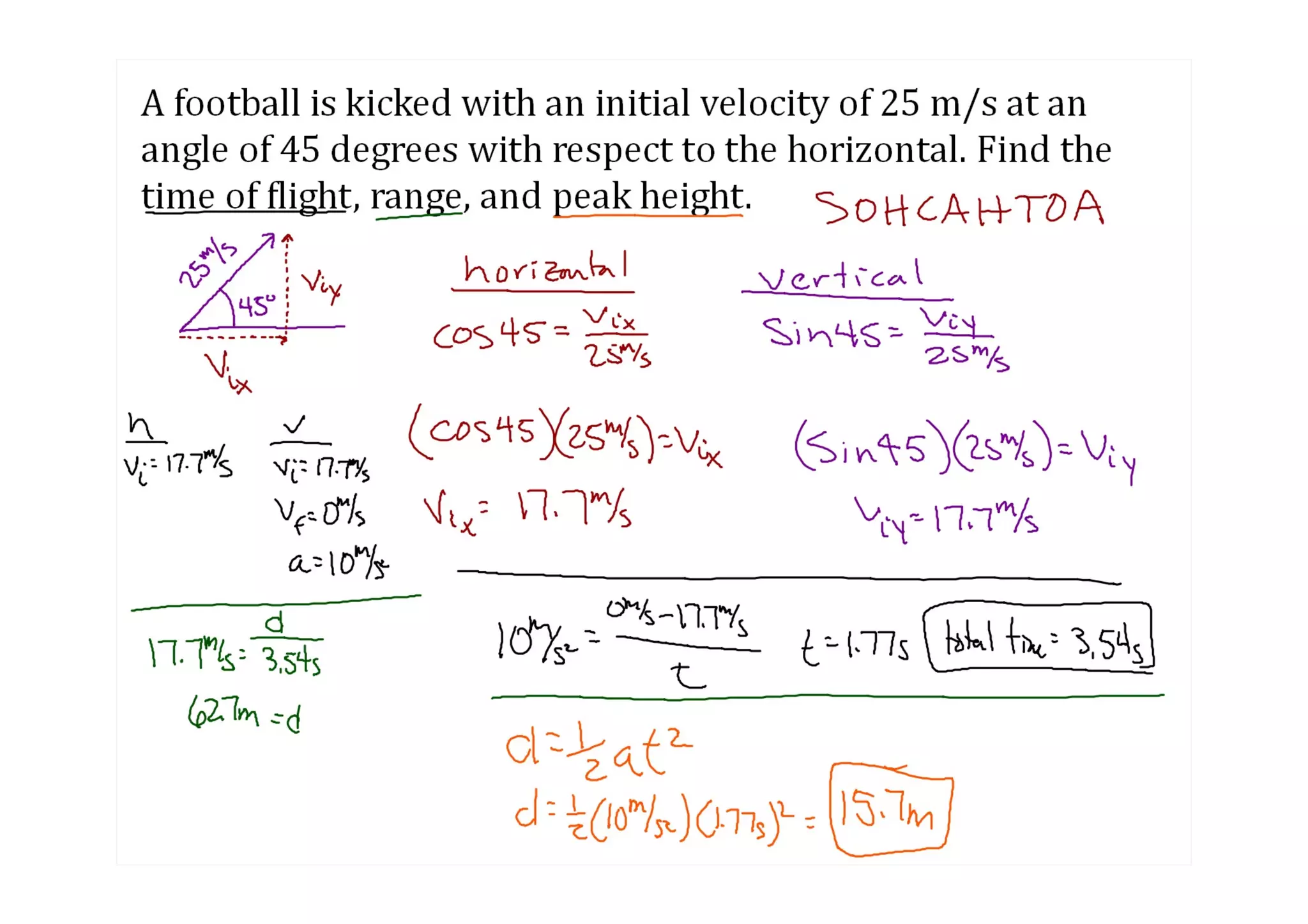 Projectile Problems | PDF