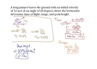 Projectile Problems | PDF