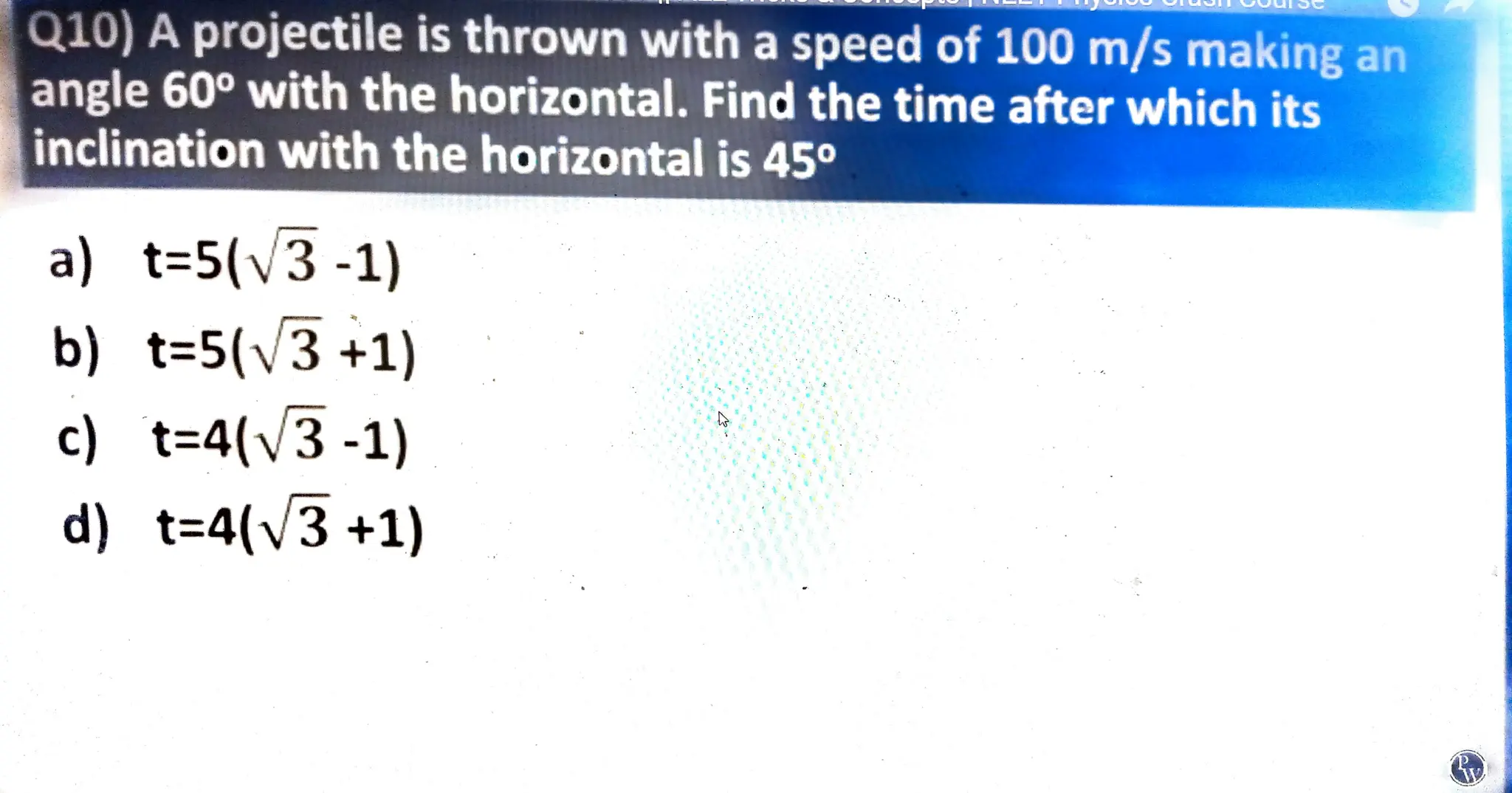 11th Cbse Physics Projectiles Pdf File F Ppt 5231