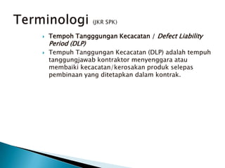 SPK JKR Malaysia: Terminologi | PPTX