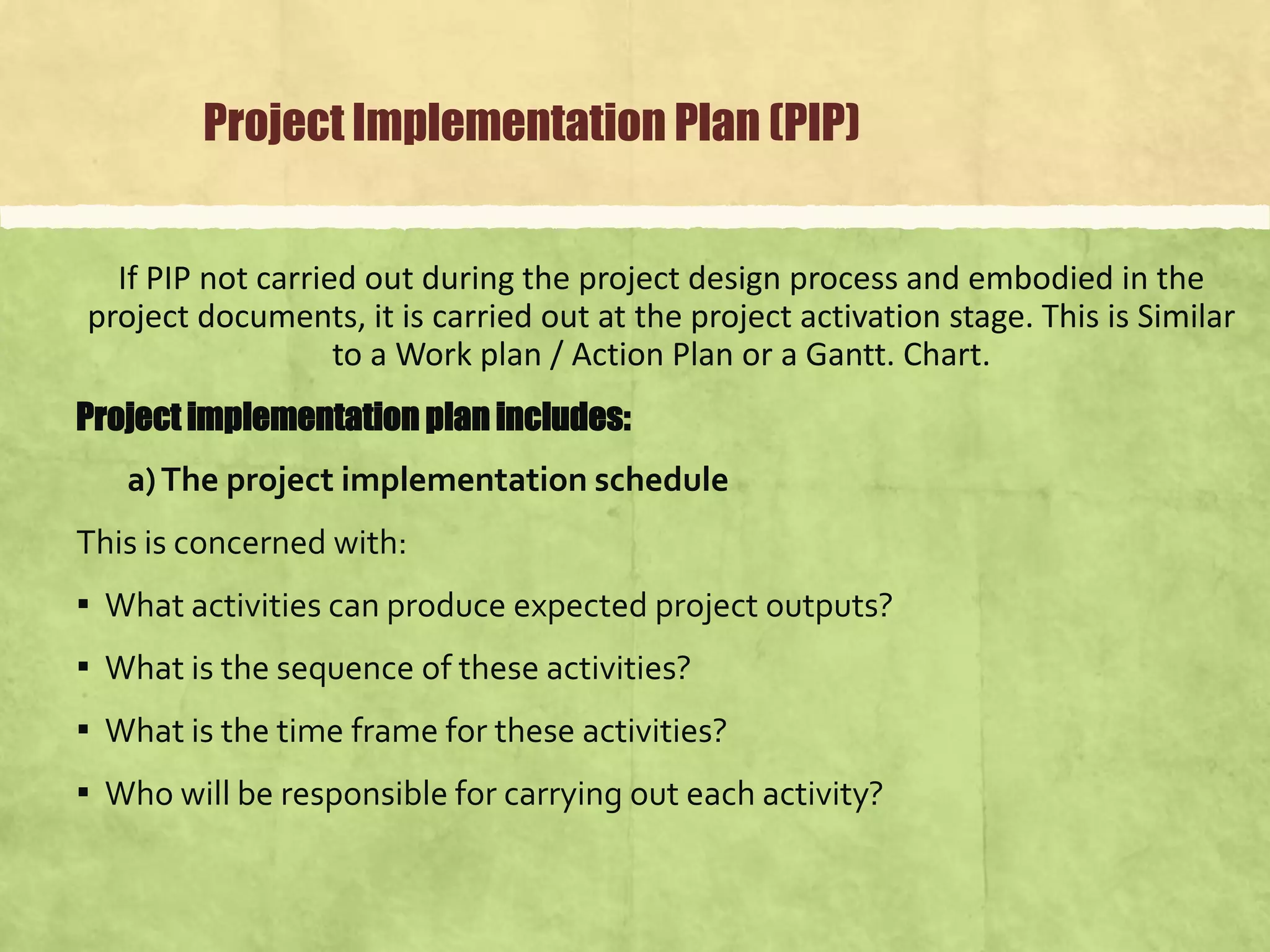 Project Implementation | PPTX