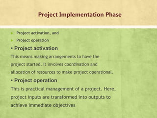 Project Implementation | PPTX