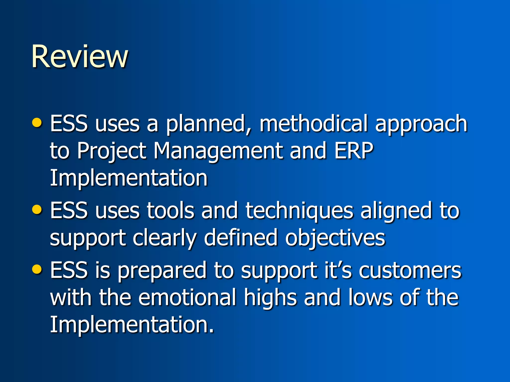 The software Implementation Process | PPTX