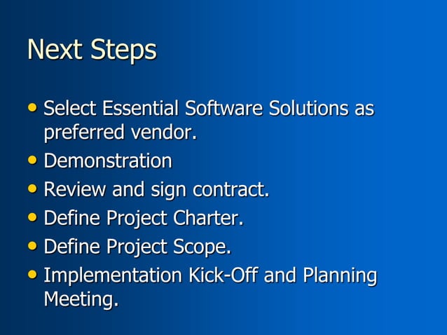 The software Implementation Process | PPTX | Business | Business and ...