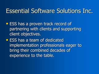 The software Implementation Process | PPTX