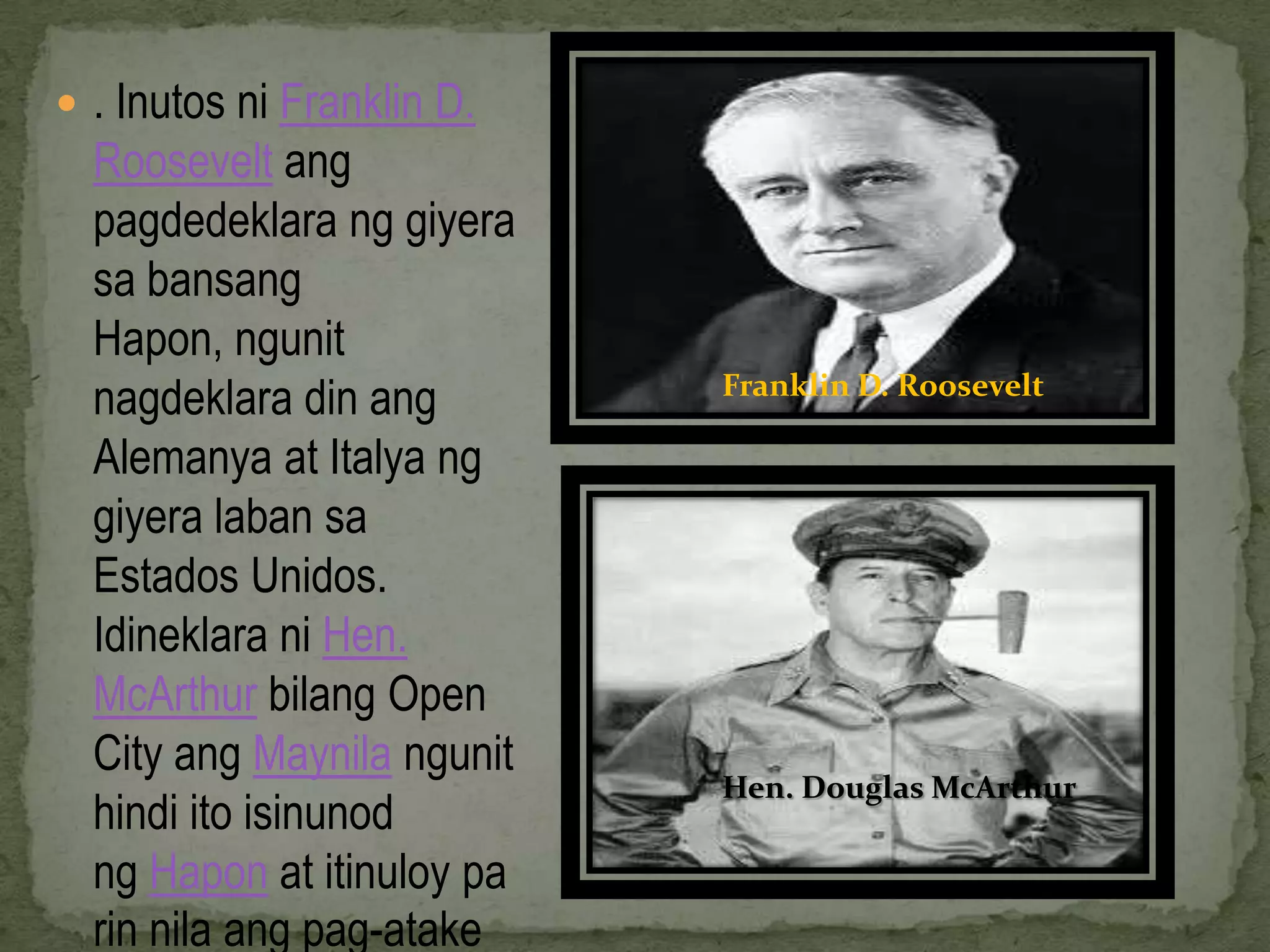 unang digmaan pandaigdig | PPTX