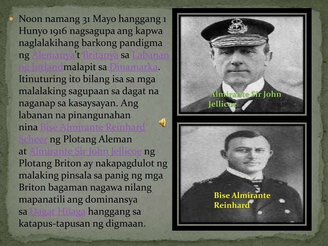 unang digmaan pandaigdig | PPT
