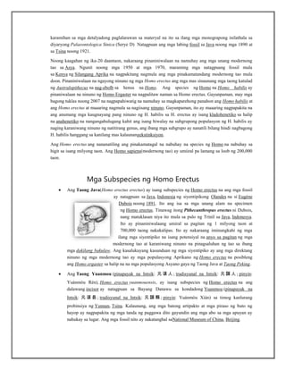 Ang Pinagmulan ng Tao | PDF